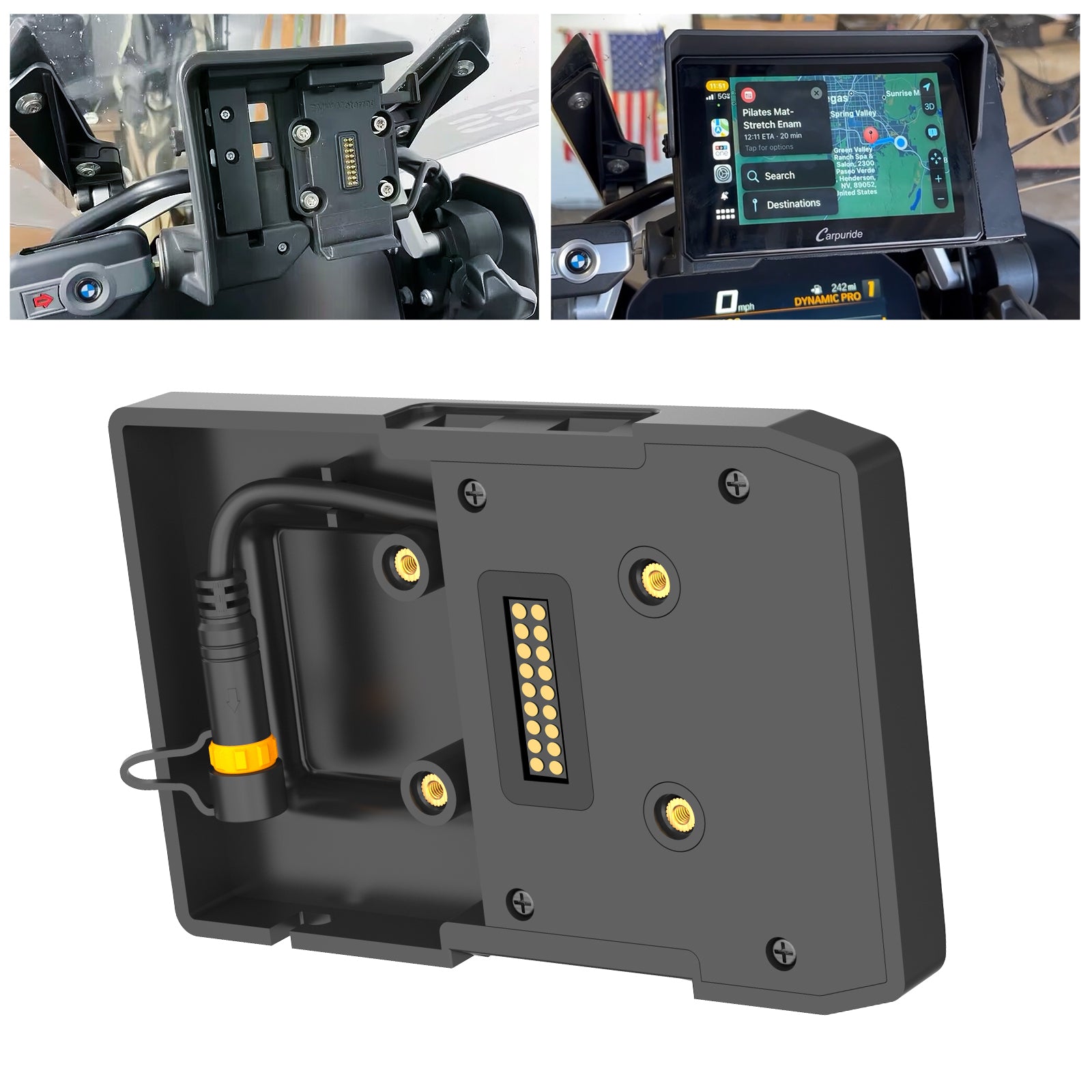 Carpuride BMW bracket, Custom-designed for BMW Motorcycles