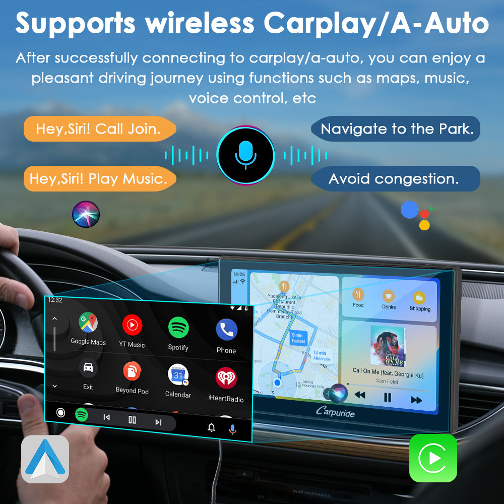 Android Auto Car Stereo & Car Stereo with Reverse Camera | Carpuride ...