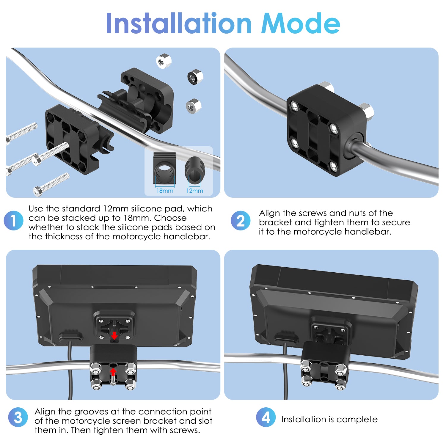 Carpuride Square Bracket suitable for 502/702
