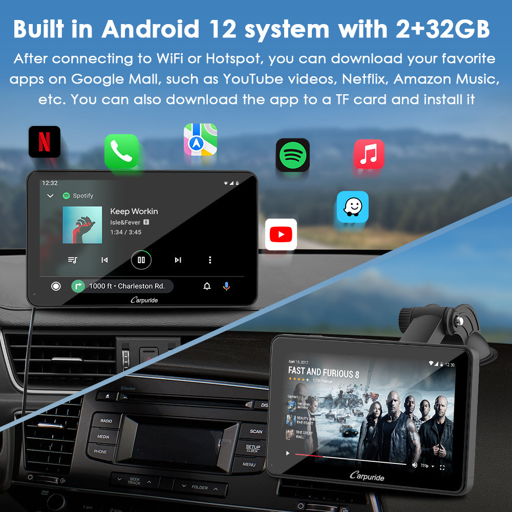 Android on Car Stereo & GPS for Car Navigation | Carpuride 701 Plus