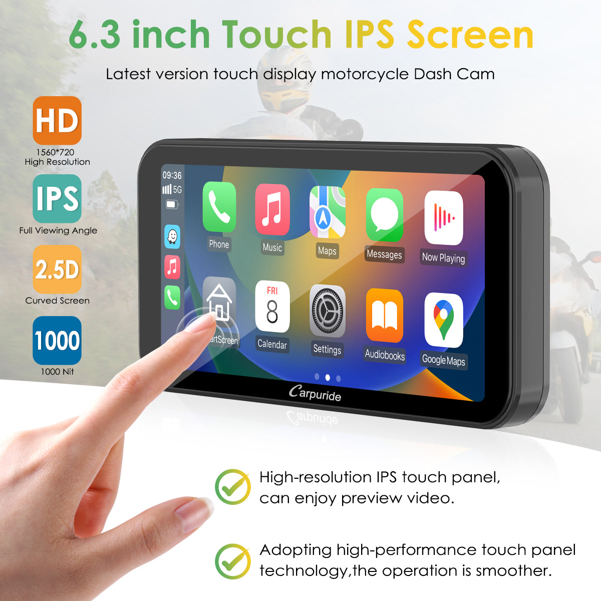 Portable Motorcycle Radio | Motorcycle Bluetooth Stereo System with ...