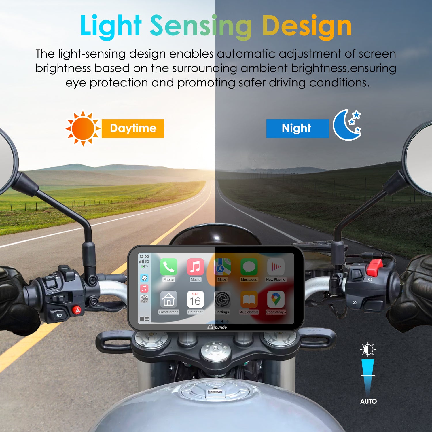 Water Motorcycle Radio | Motorcycle Apple CarPlay Portable | W603