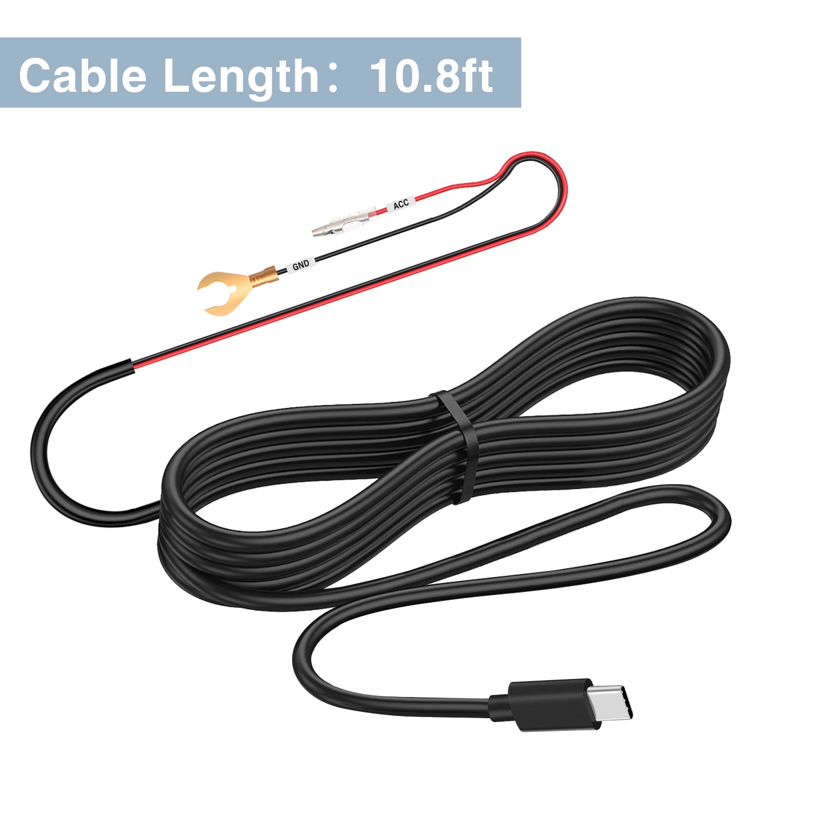 Carpuride Type-C 12V - 24V to 5V/2.5A Max Car Charger Cable kit