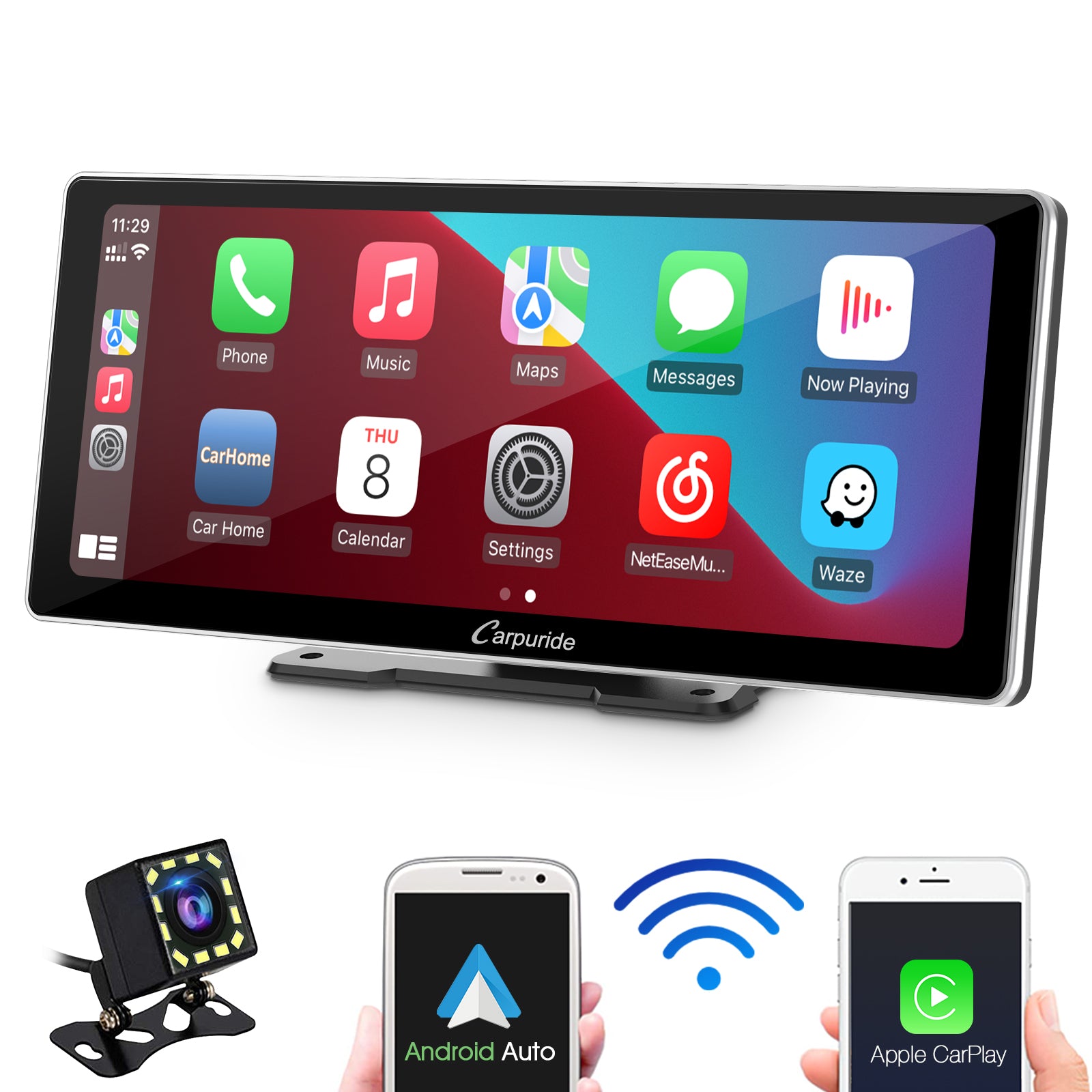 Car Dashboard Display & Car Bluetooth Stereo