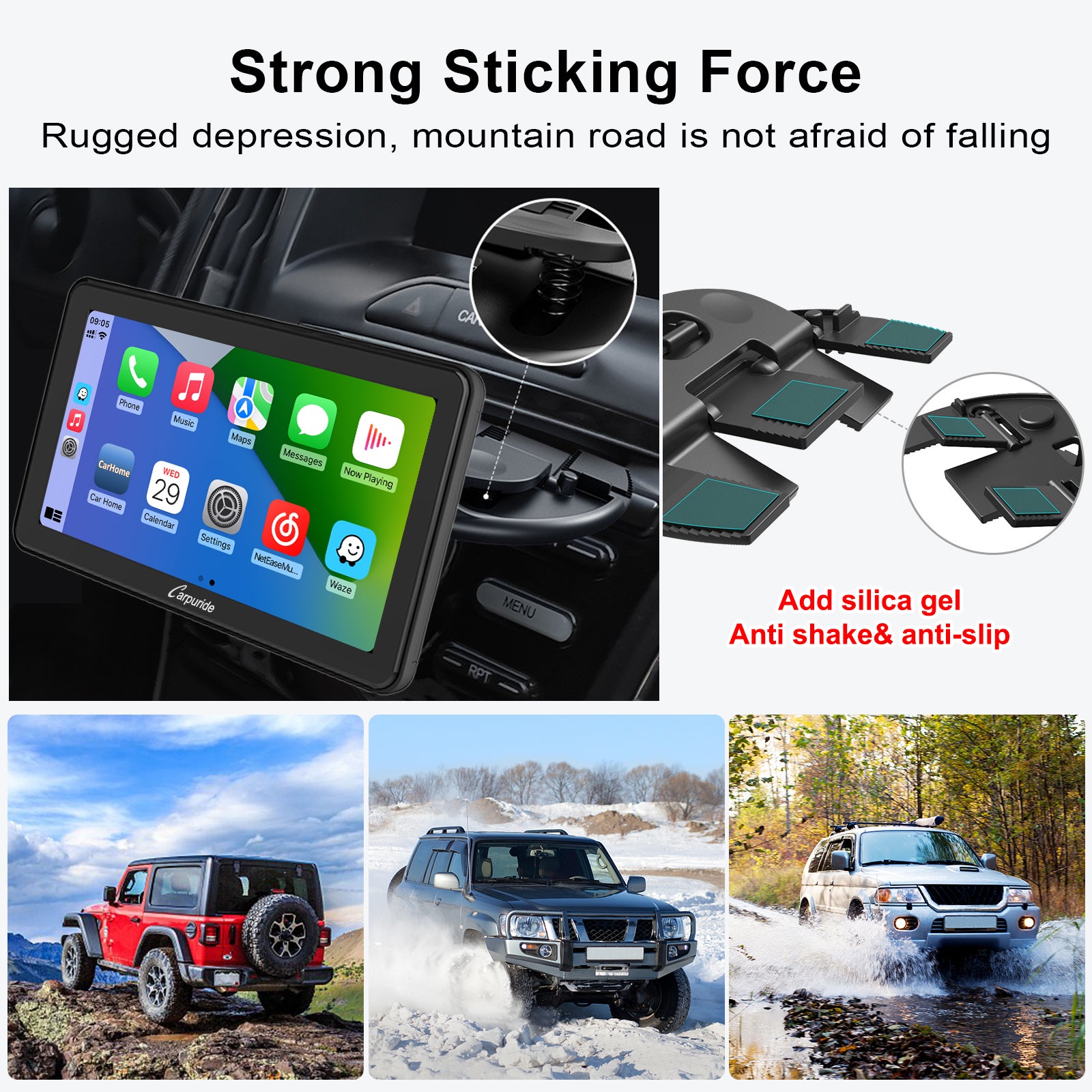 Carpuride CD Slot Mounting Bracket