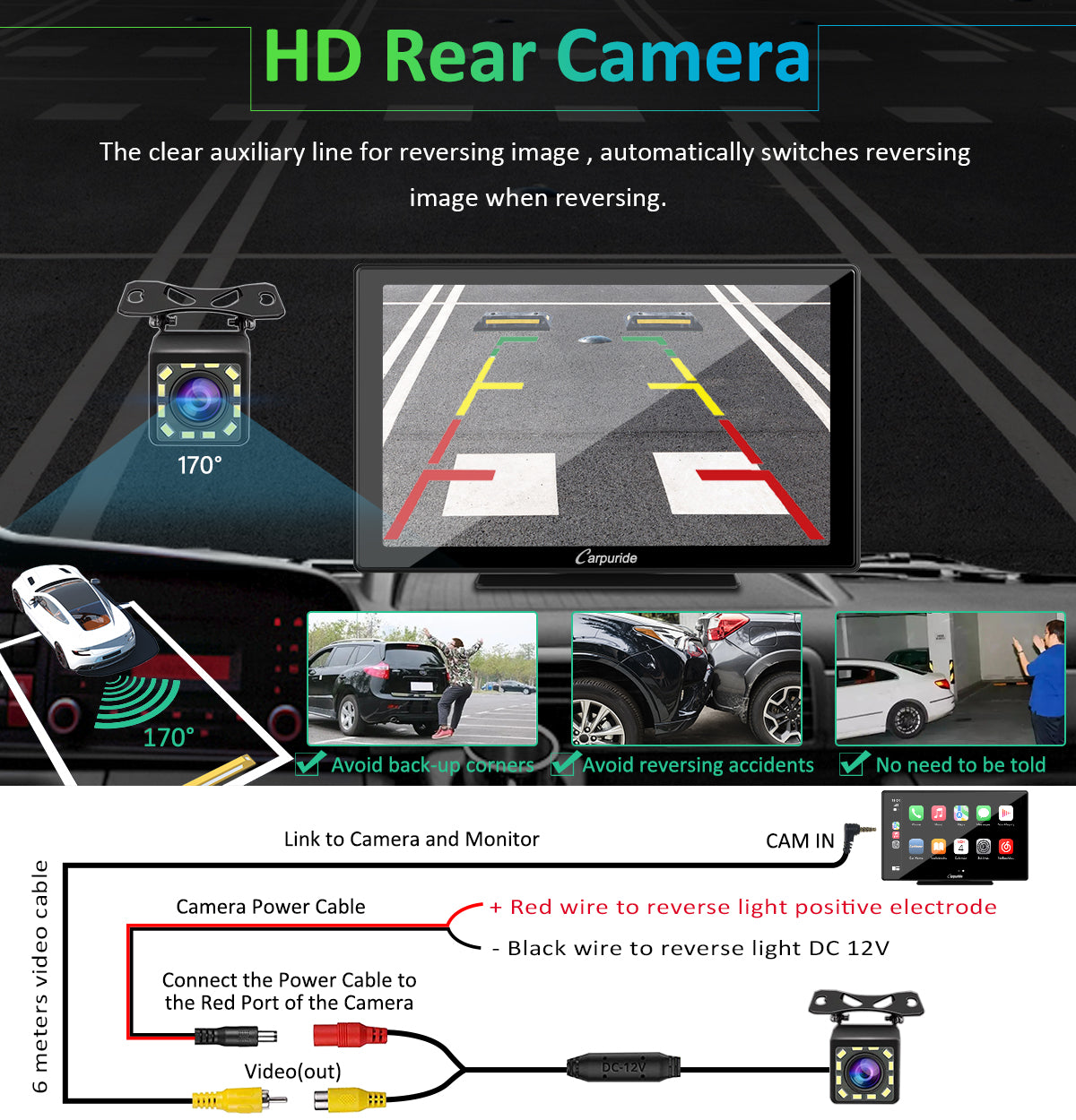 Car Touch Screen Radio & Car Stereo and Reverse Camera | Carpuride W901 Pro